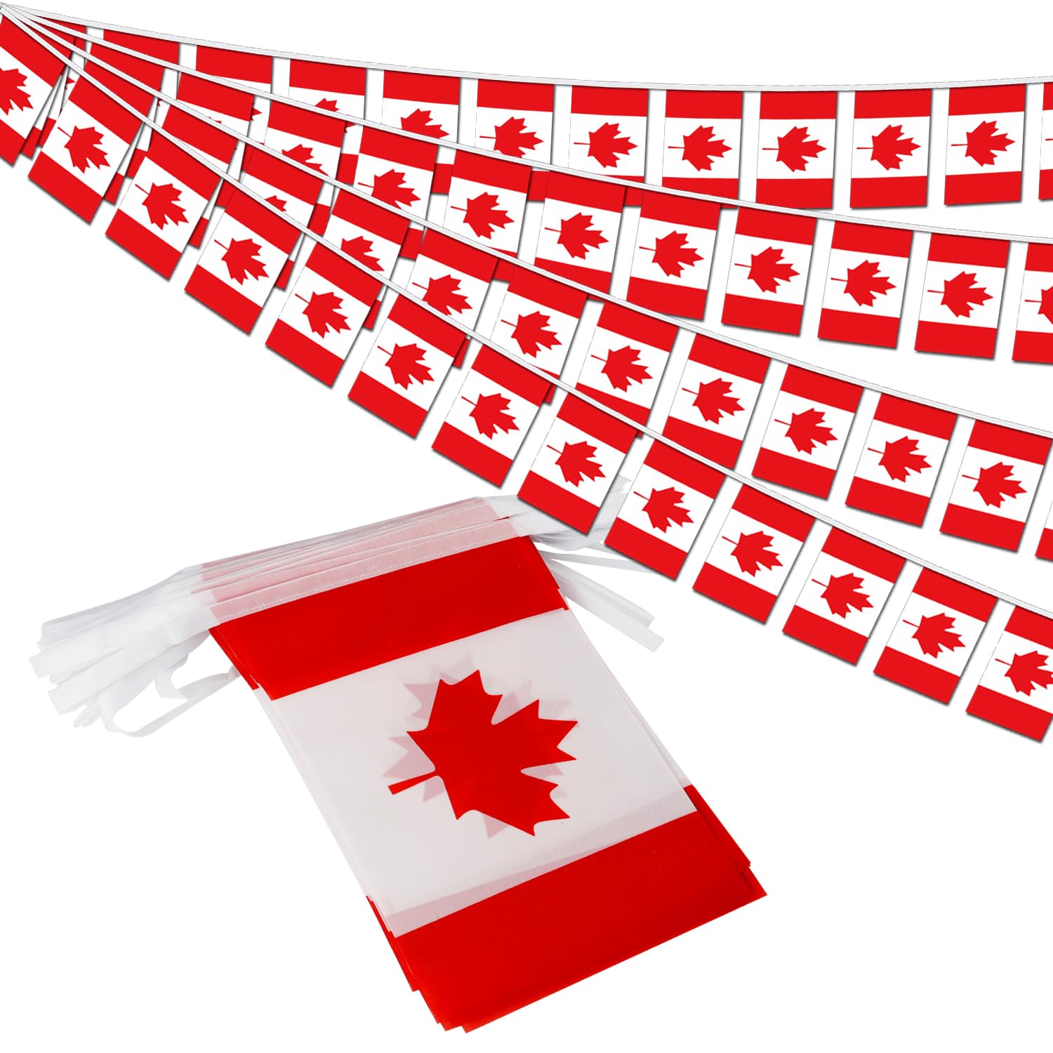 Amazon.com : Canada String Flag Pennant Banner - 38 Flags, 42 Feet ...