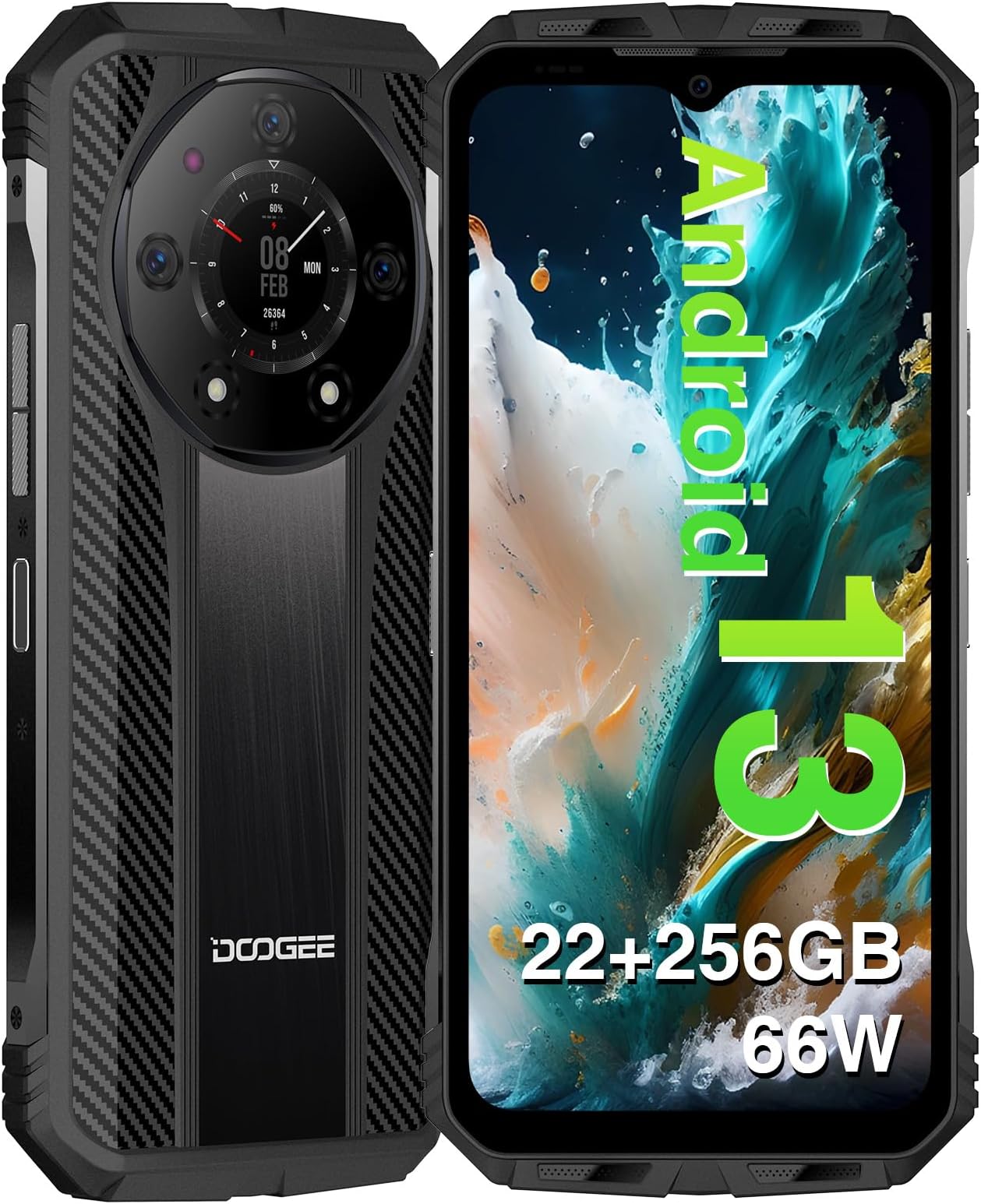 IIIF150 B2 Ultra Rugged Smartphone (2023) 15000mAh Telefono ...