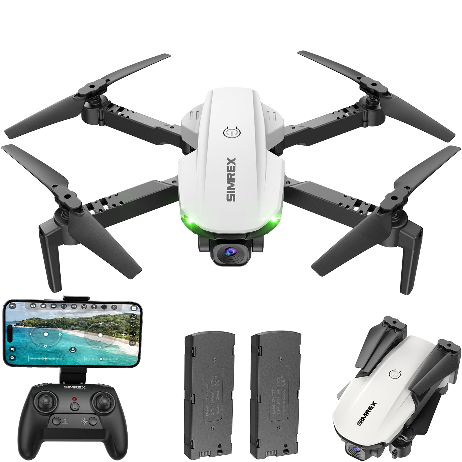 Simrex Drone With 1080p Camera For Kids Adults Mini Rc | Desertcart ...