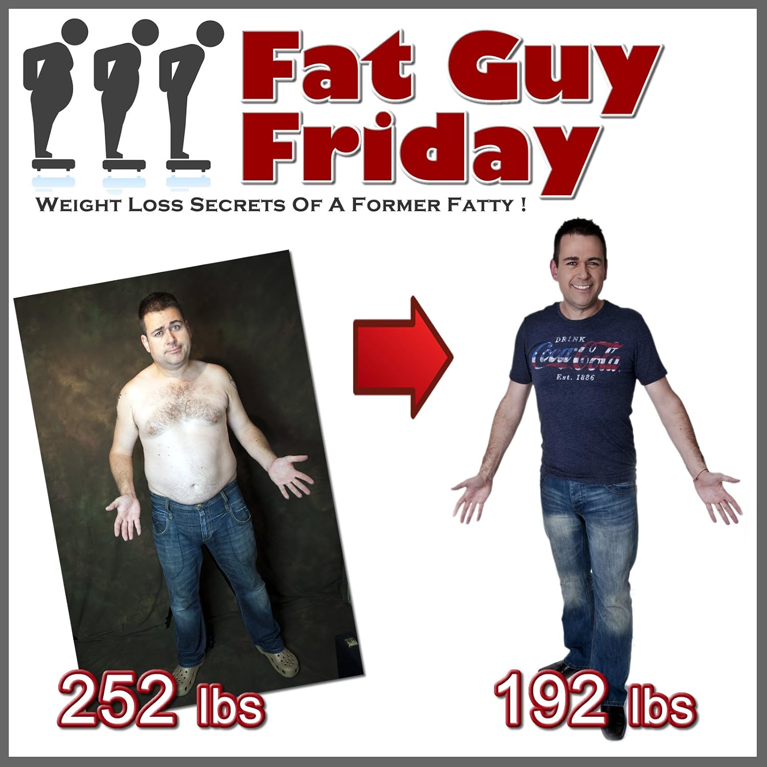 Fat Guy Friday: Weight Loss Secrets of a Former Fatty - Kindle edition ...