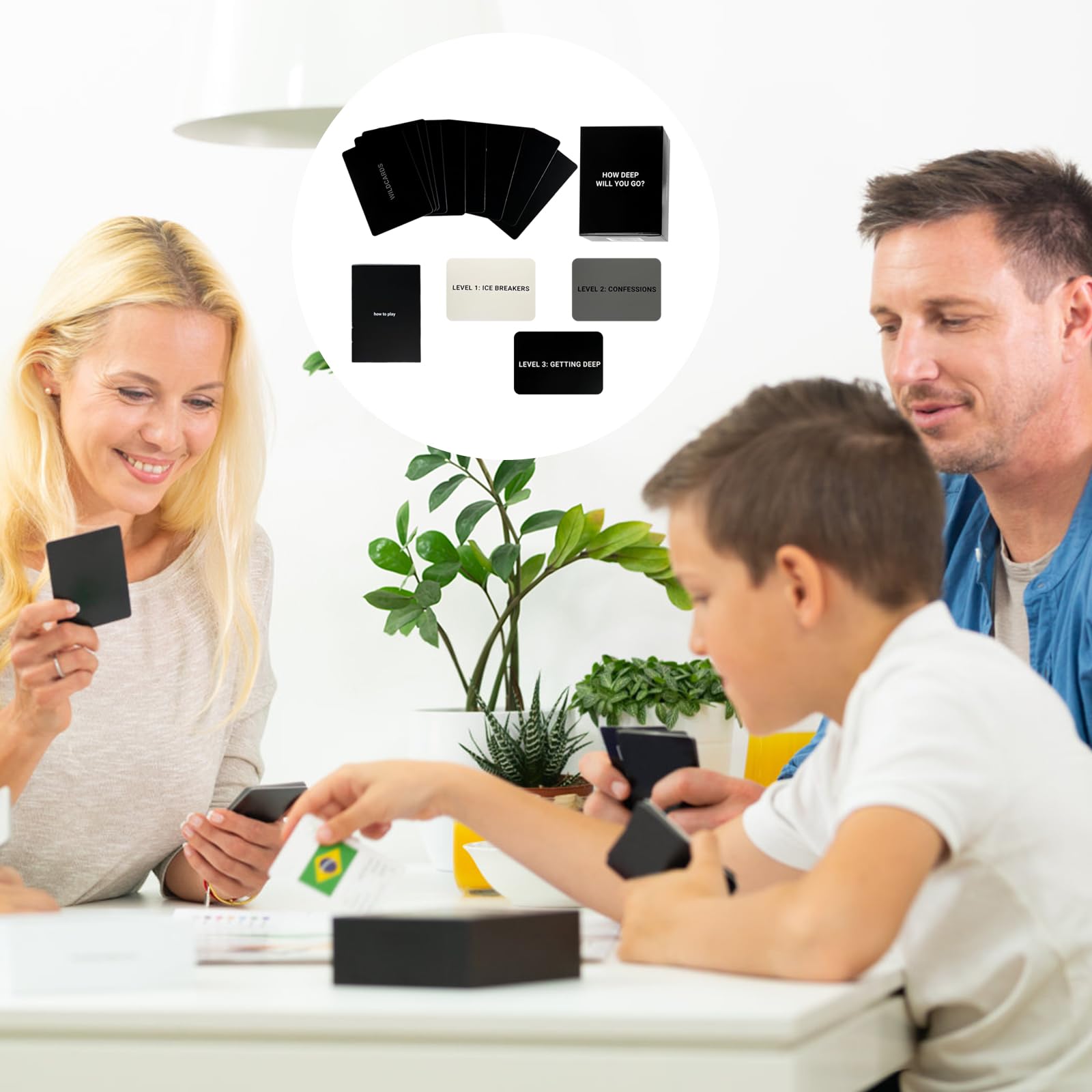 Liameph How Deep Will You Go Card Game,Conversation Card,Fun Deep ...