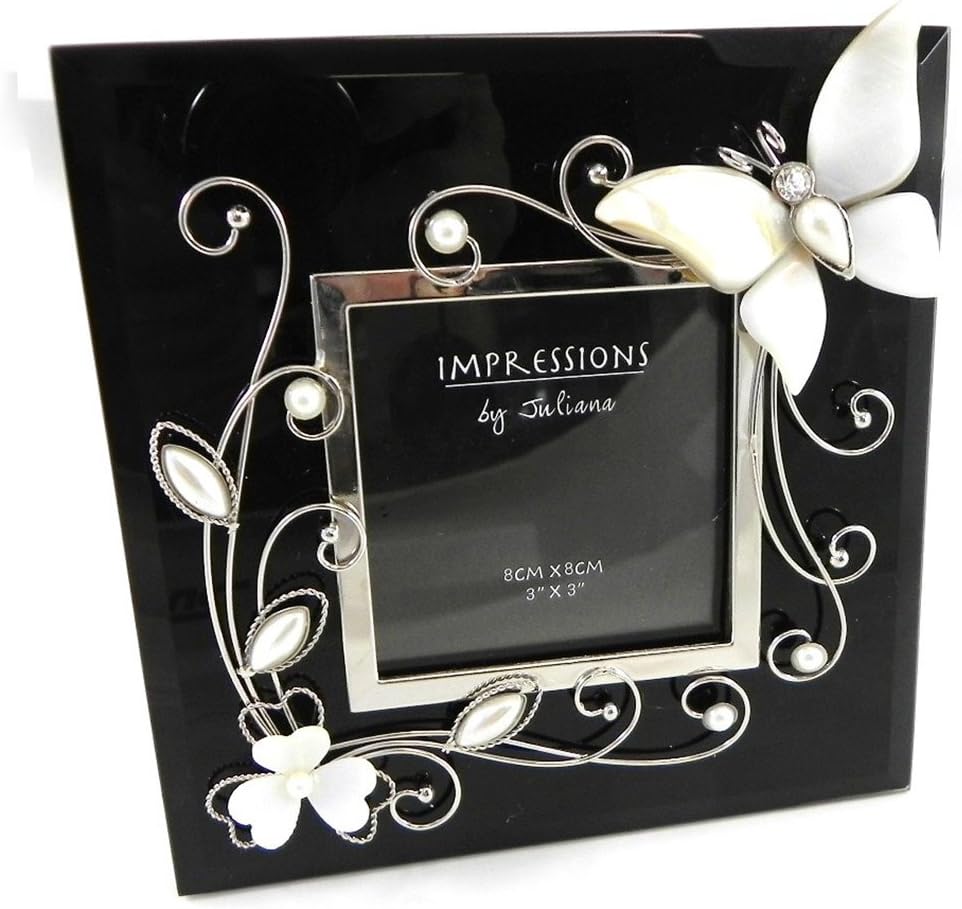 Amazon.com: Picture frames 'Papillon De Soie' black jack.: Home & Kitchen