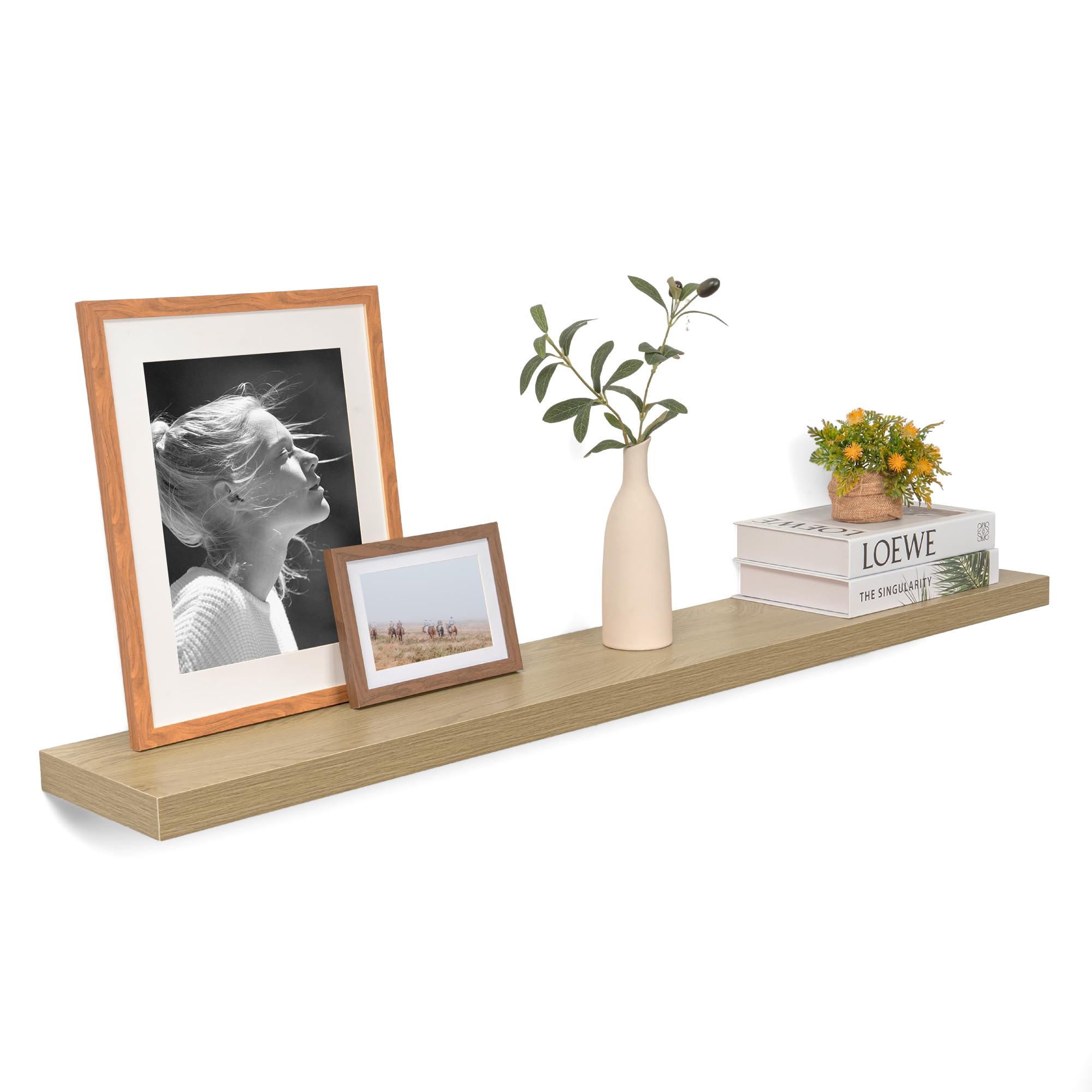 Amazon.com: Acovy 48 Inch Floating Shelves, 8 Inch Deep Floating ...