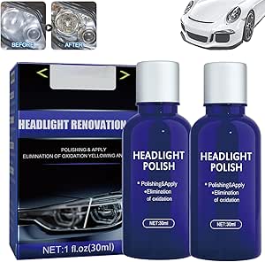 Amazon.com: Mighty Headlight Polish Cleaner, Car Headlight Repair Agent ...