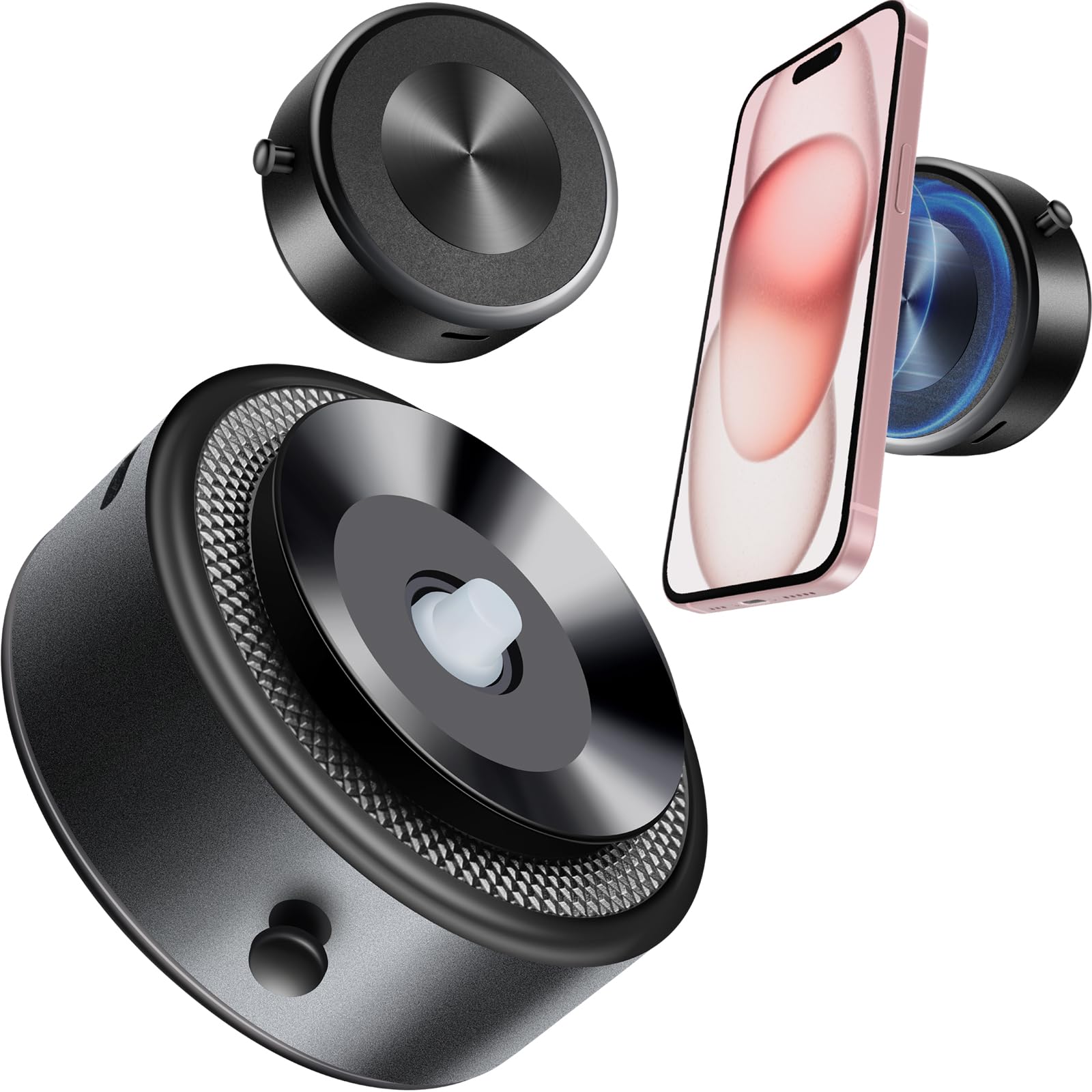 Amazon.com: Magnetic Suction Cup Phone Mount, Strong Suction Magnetic ...