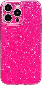 Amazon.com: Hython Case for iPhone 13 Pro Max Case Glitter Cute Sparkly Shiny Bling Sparkle ...