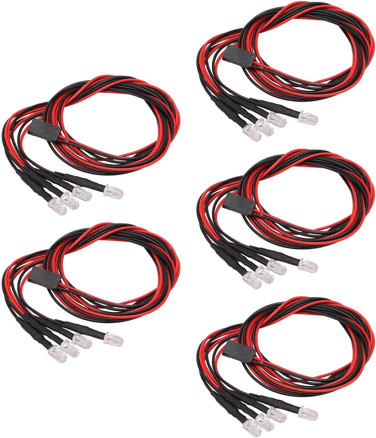 Amazon.com: OUKENS 5 Sets 4 LED RC Car Light, High Brightness Diameter ...