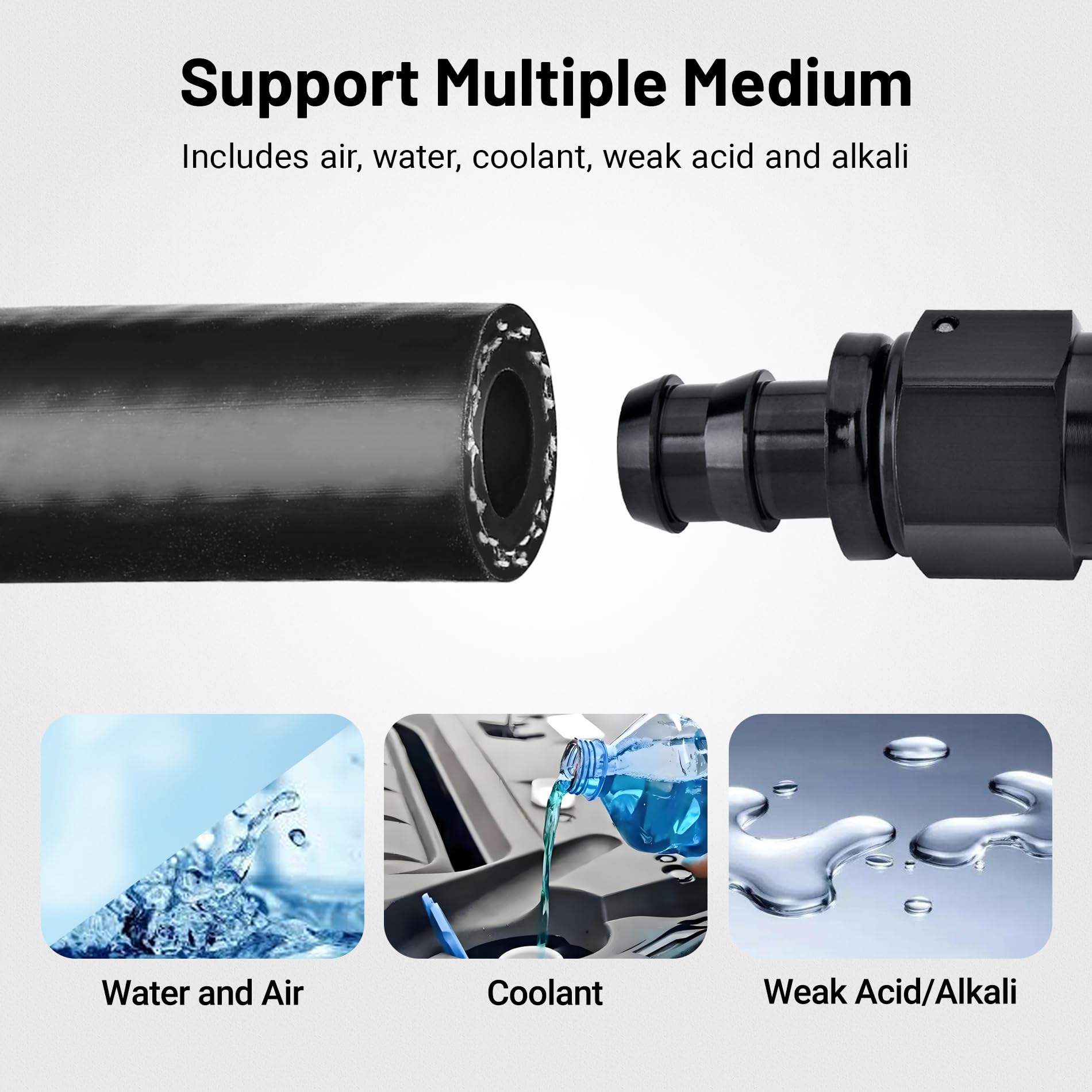 Snapklik.com : 5/8" Silicone Heater Hose Radiator Coolant Hose Straight ...