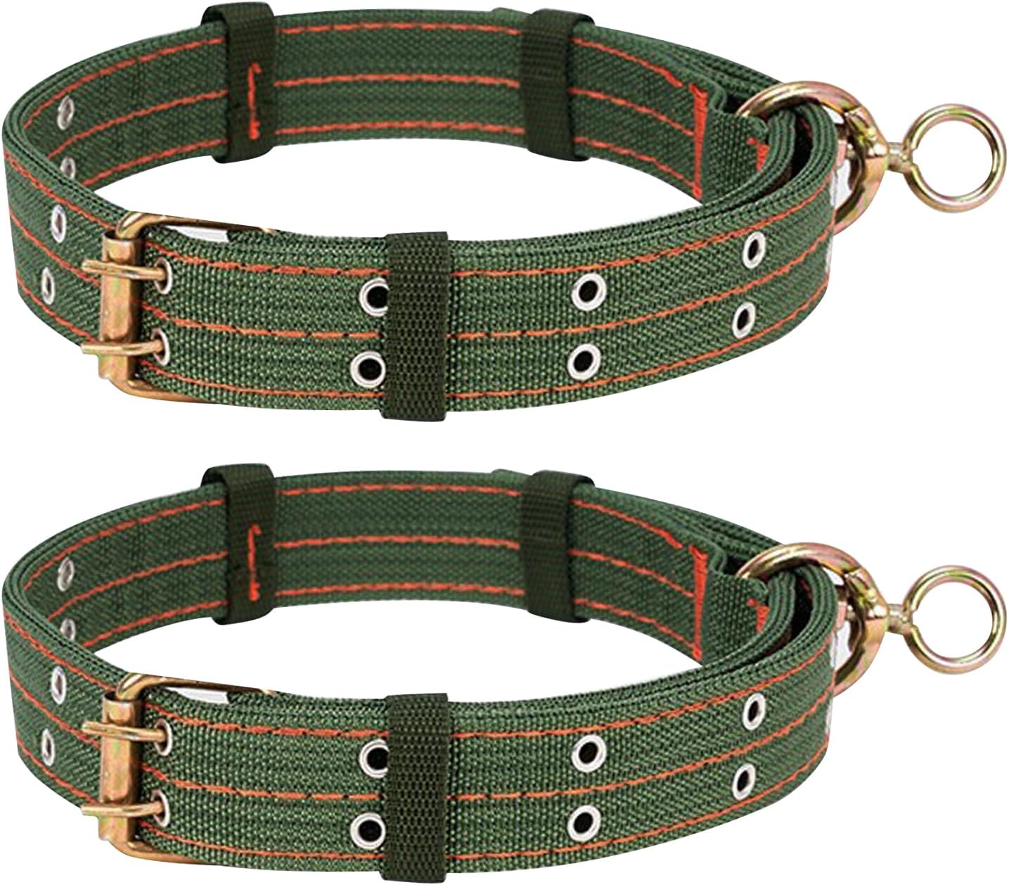 Amazon.com : Vkinman 2Pcs Adjustable 28.7inch Cow Collar with 2-Rows ...