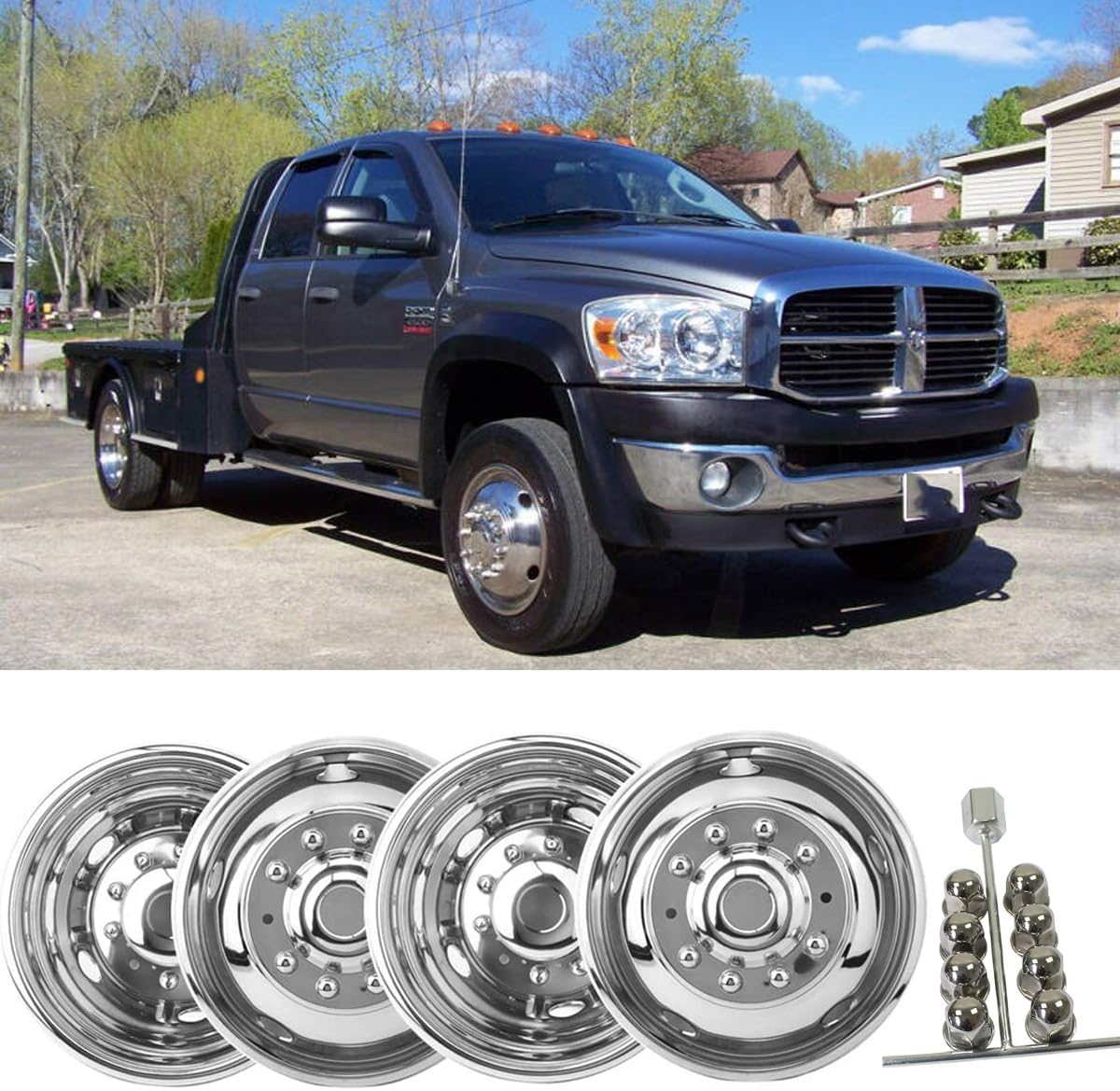 Amazon.com: CITYHOT 4pcs 19.5 inches Wheel Simulators Fit for 2012-2025 ...