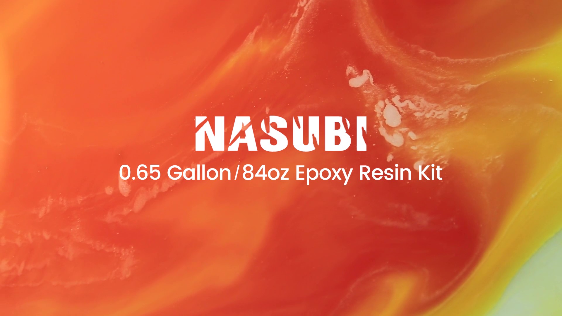 Watch NASUBI 0.65 Gallon Epoxy Resin Kit Crystal Clear No Bubbles on ...