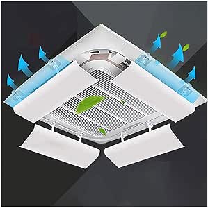 Amazon.co.jp: Air Conditioner Deflector Central AC Air Flow Deflector ...
