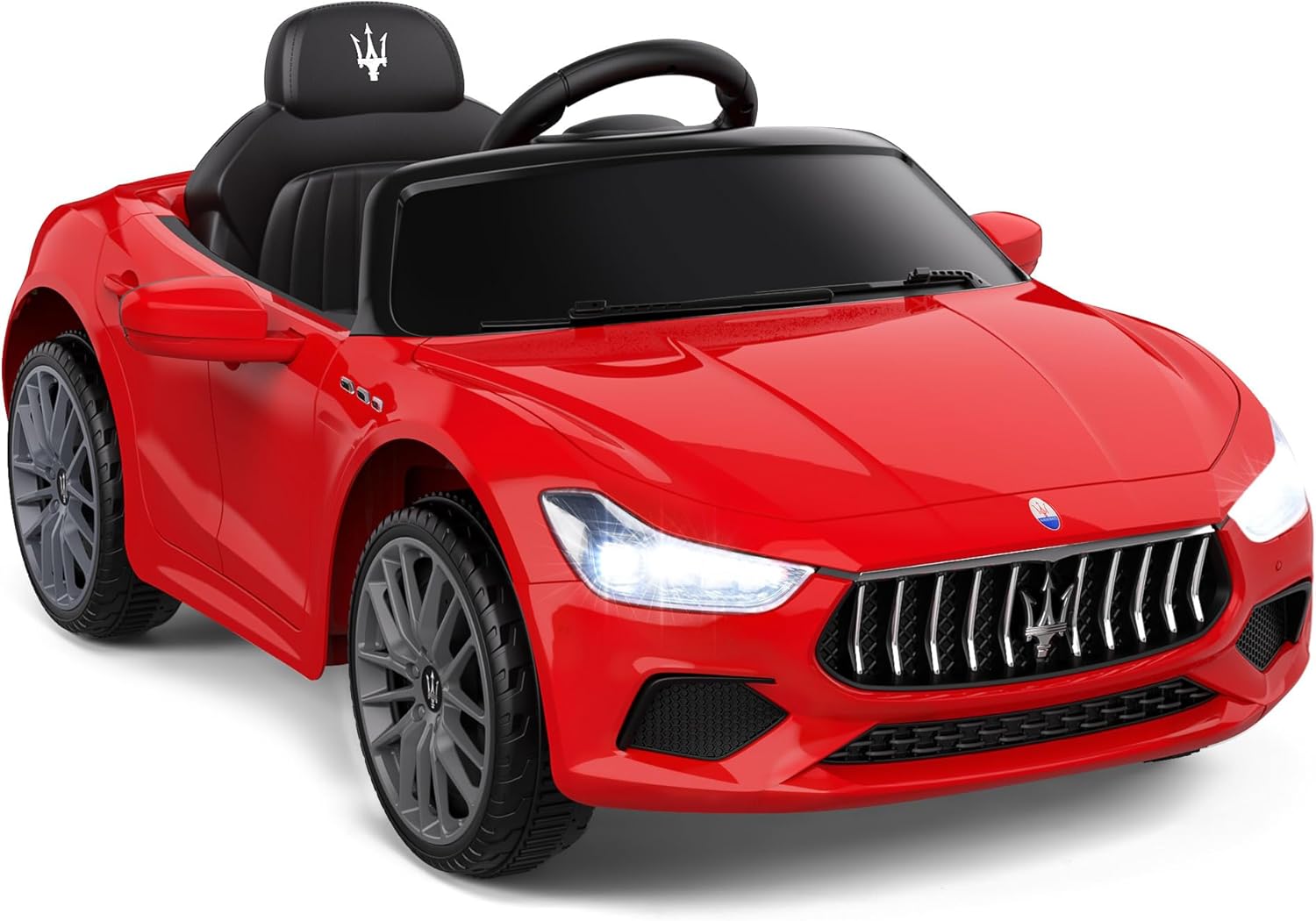 Amazon.com: DearAuto 12V Licensed Maserati Kids Ride On Car w/Parent Remote Control, Spring ...