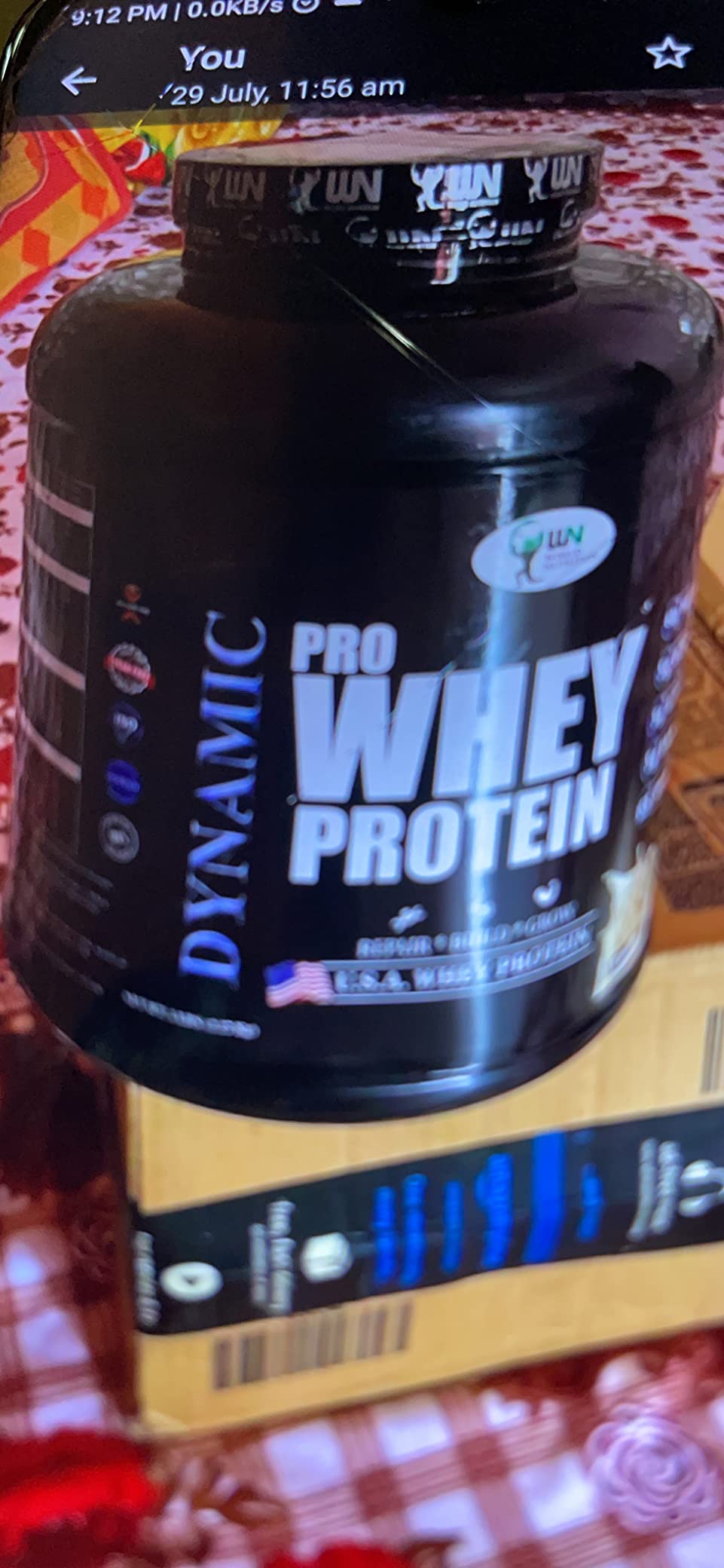 WN WORLD NUTRITION Dynamic 100% Whey Protein Supplement Weight Gainer ...