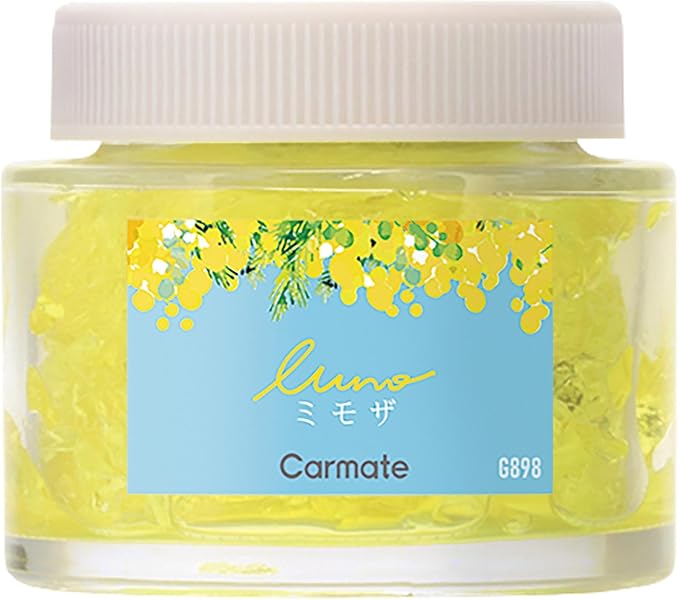 Amazon.co.jp: カーメイト(Carmate) 車 用 芳香剤 LUNO ルーノ ゲル ミモザ ふわりと抱きしめるミモザの香り 置き ...
