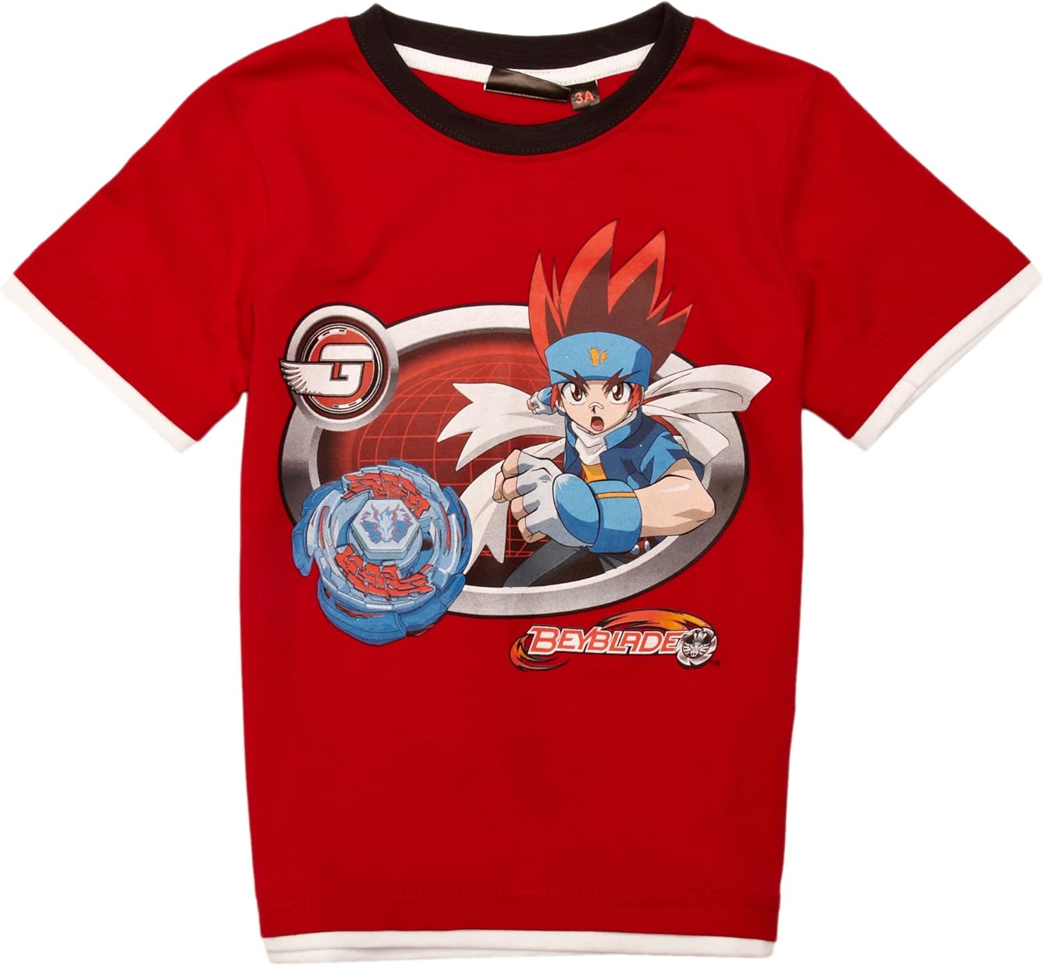 Beyblade ME1366 Boy's T-Shirt Red 6 Years : Amazon.co.uk: Fashion