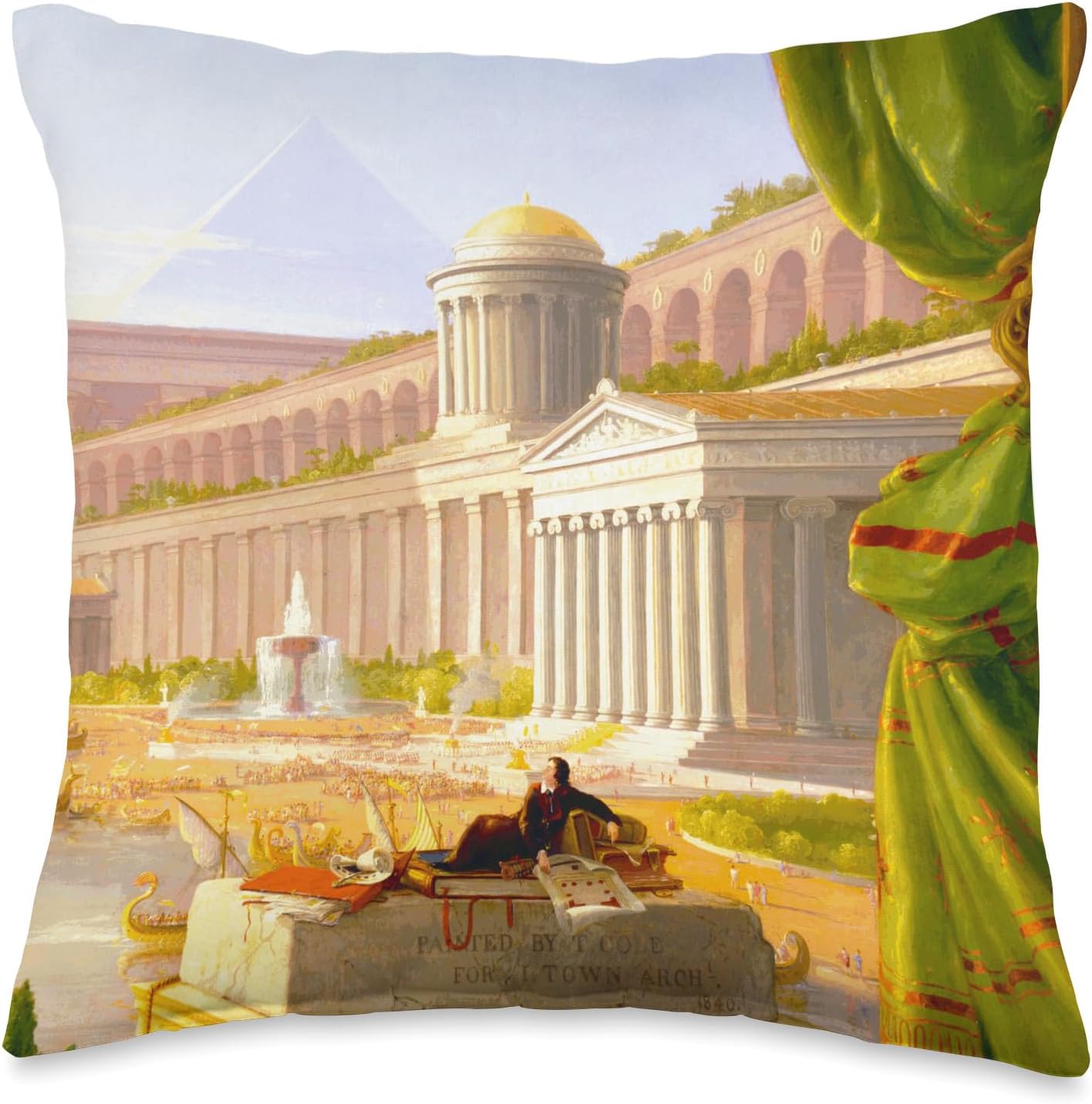 Amazon.com: The Architect's Dream Thomas Cole Romanticism Painting ...