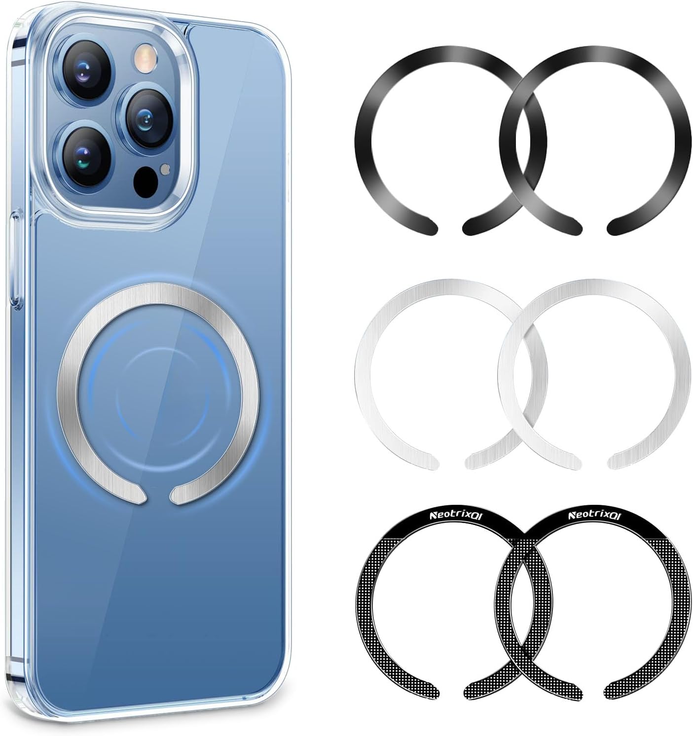 Amazon.com: Ring for Phone Case, 6 Pack Ring Metal for Mag Safe Sticker ...