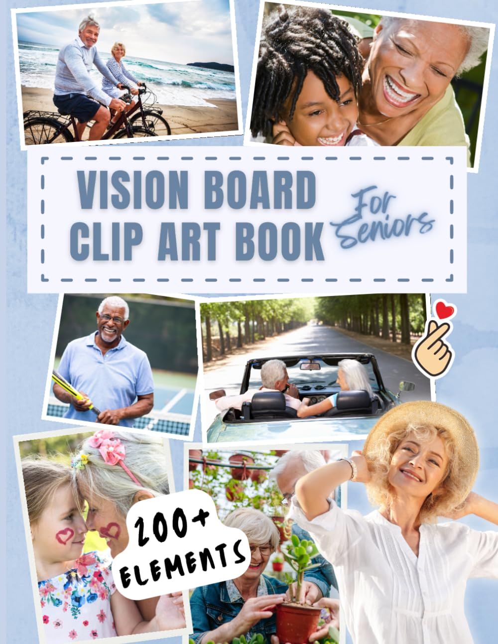 Amazon.com: Vision Board Clip Art Book for Seniors: 200+ Vision Board ...