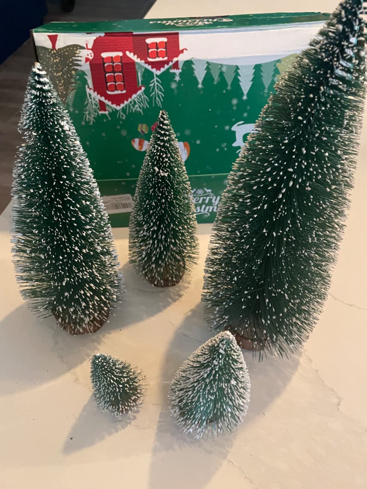 $3/mo - Finance Bottle Brush Christmas Trees 5Sizes Mini Christmas ...