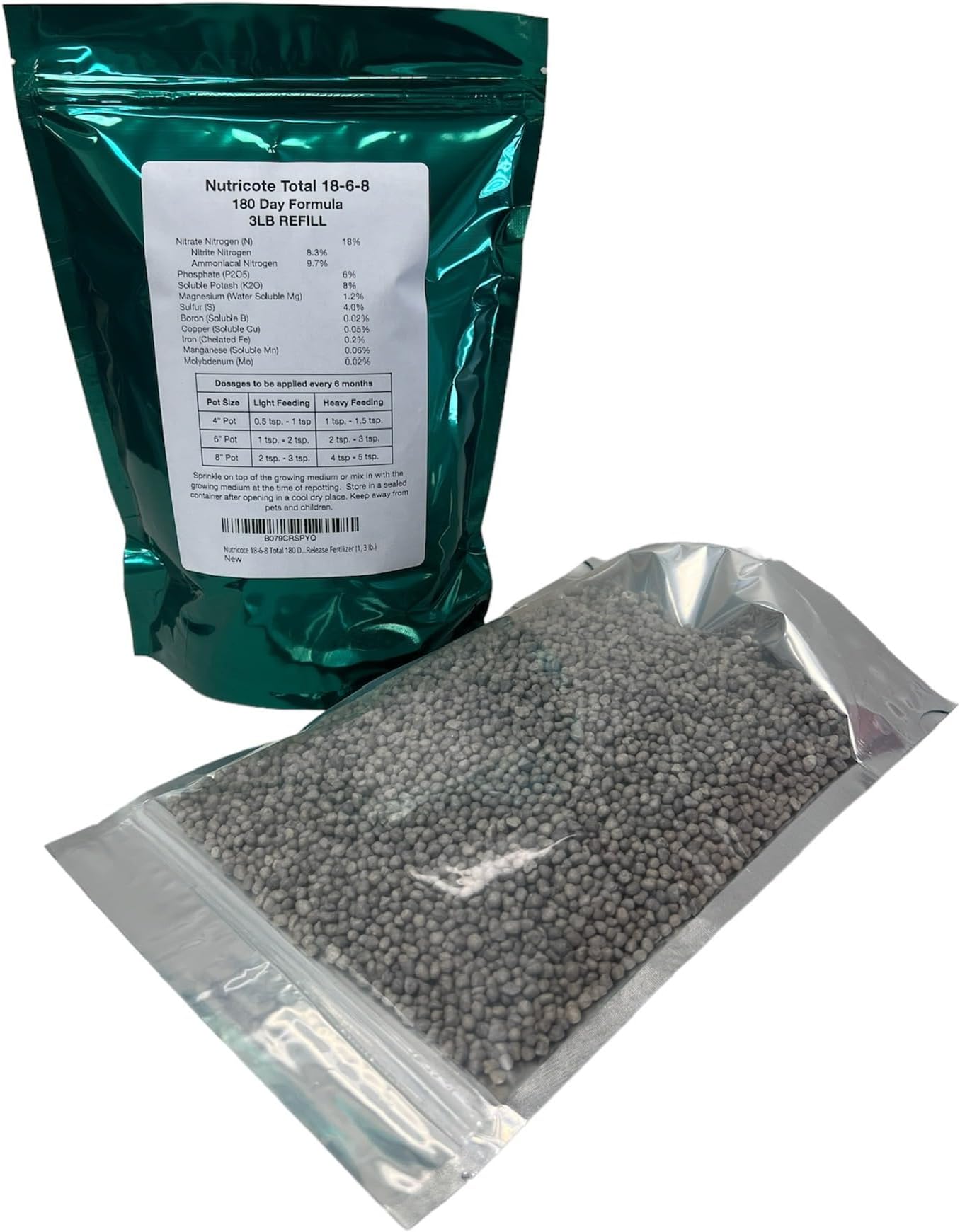 Amazon.com : Nutricote 18-6-8 Total 180 Day Time Release Fertilizer (1 ...