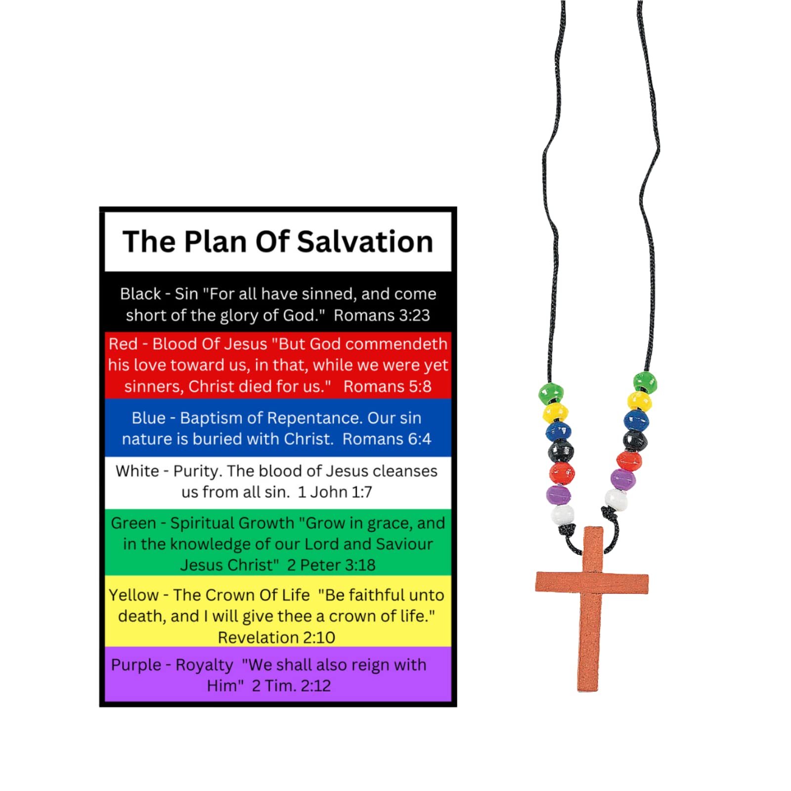 Salvation Colors Meaning The Gospel Of Salvation Coloring Wheel Craft