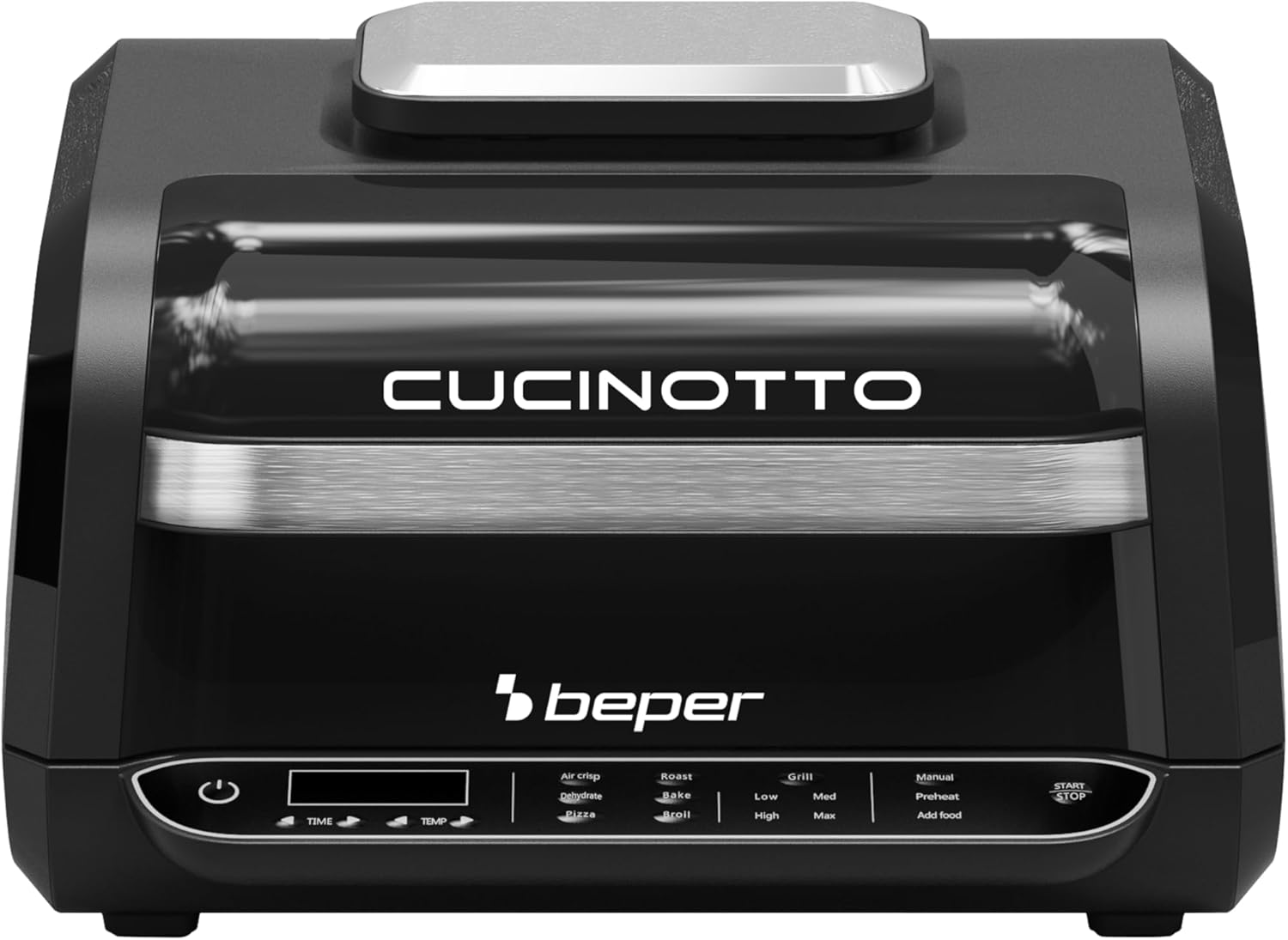 BEPER CUCINOTTO Multifunction Grill and Air Fryer with 8 Programmes ...