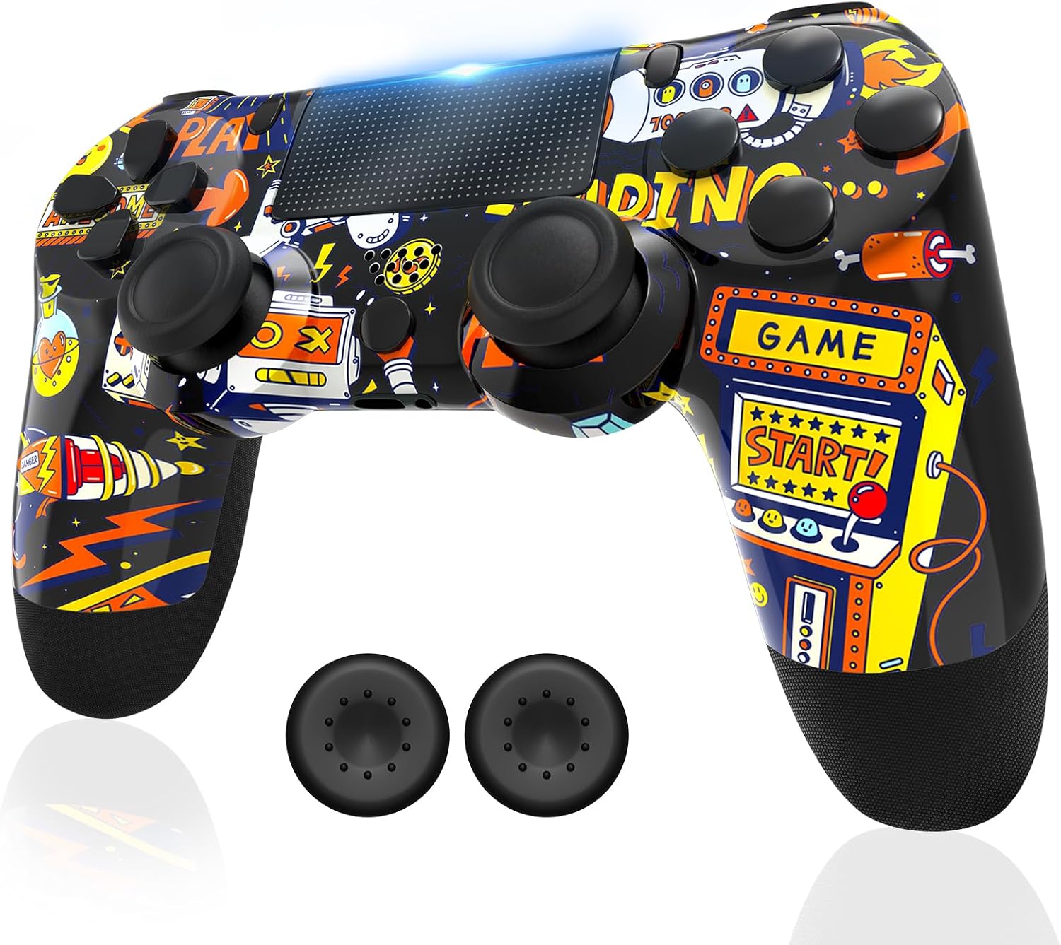 TEBALO Wireless Controller for P4, Bluetooth Controller for Play4, Dual ...