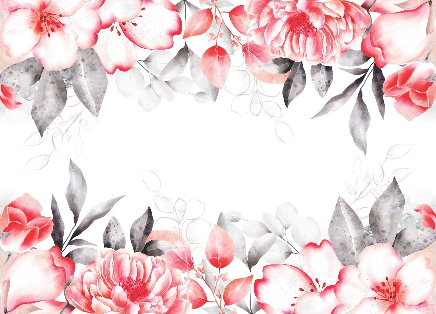 Amazon.com: Red Grey Border Rice Paper, 11.5 x 16 inch - 3 Sheets ...