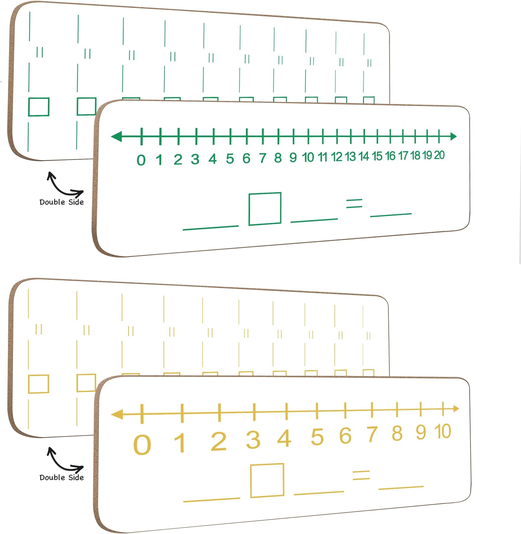 Amazon.com : Dry Erase Addition & Subtraction White Board, 4" x 12 ...