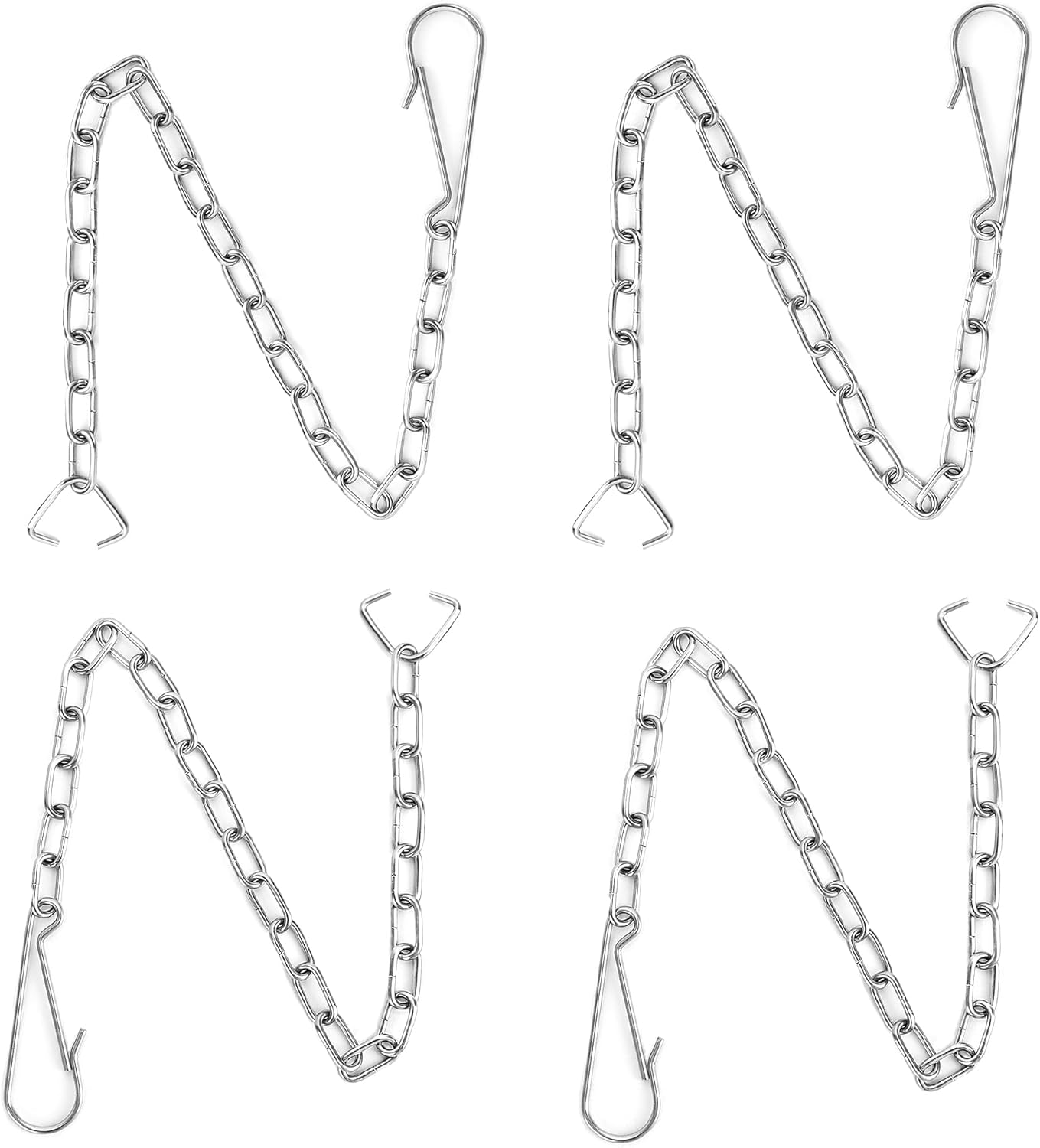 Toilet Flapper Chain, Stainless Steel Toilet Handle Chain, 4 Pack ...