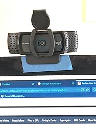 Amazon.com: Logitech C920S HD Pro Webcam with Privacy Shutter ...