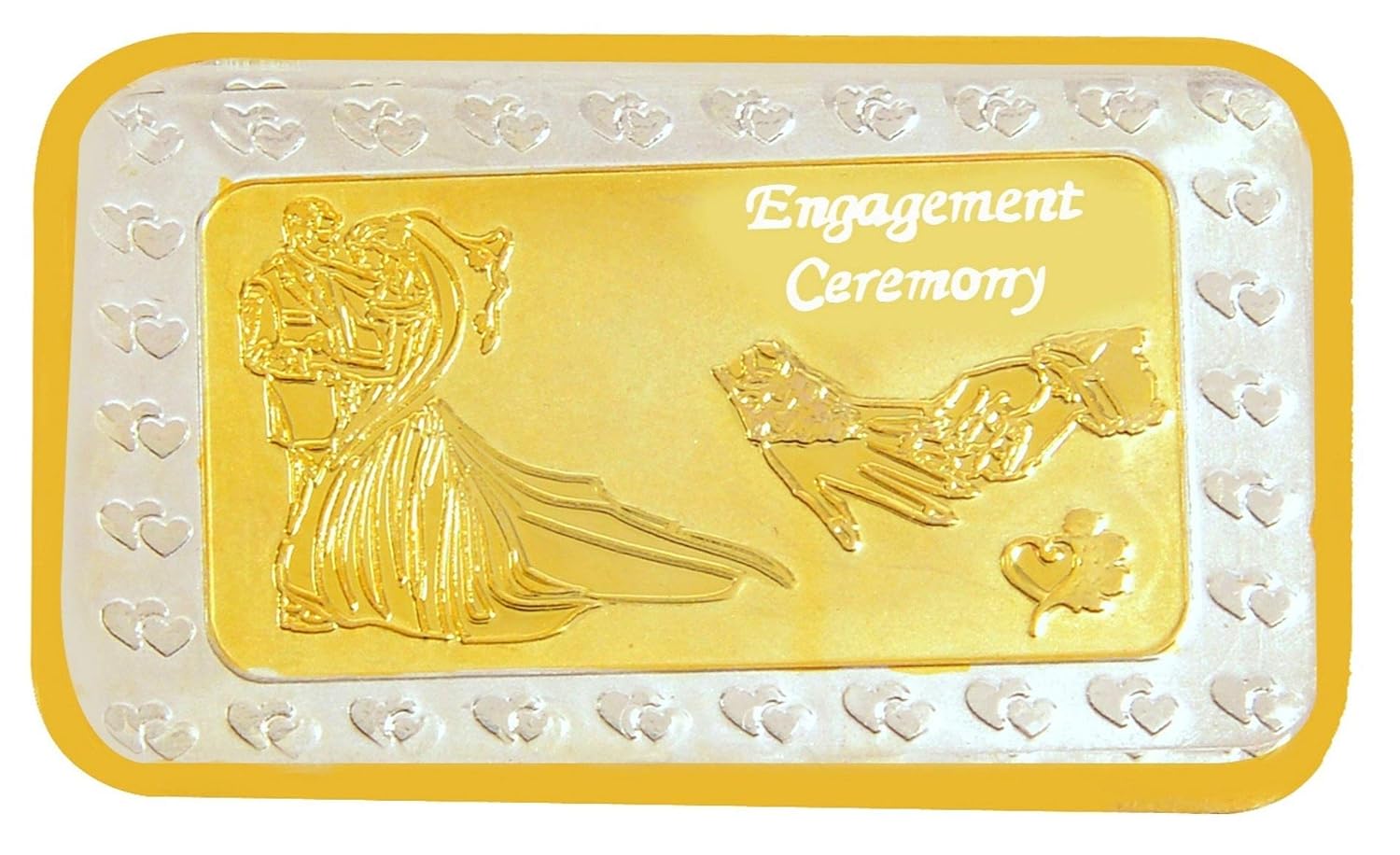 10 grams pure silver coin engagement ceremony anniversary gift pure ...