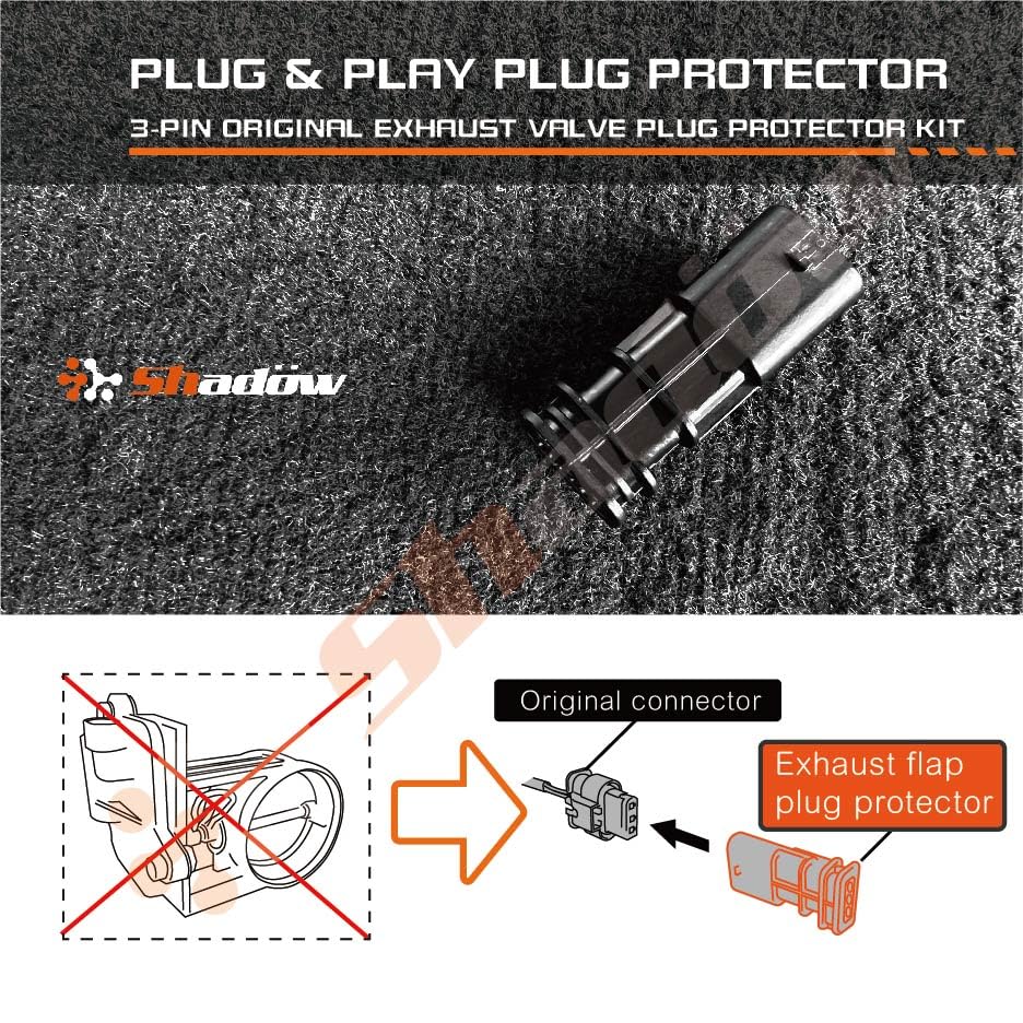 Snapklik.com : 3pin Exhaust Valve Plug Cover Protector For BENZ/VW/Audi ...