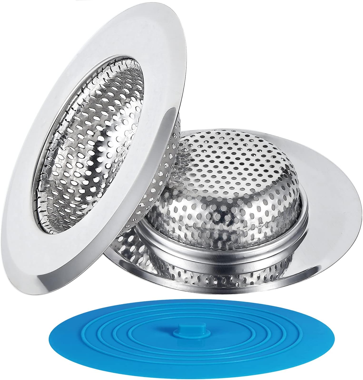 Amazon.com: Kitchen Sink Strainer Basket Drain Catcher (2-pack) - 4.5 ...