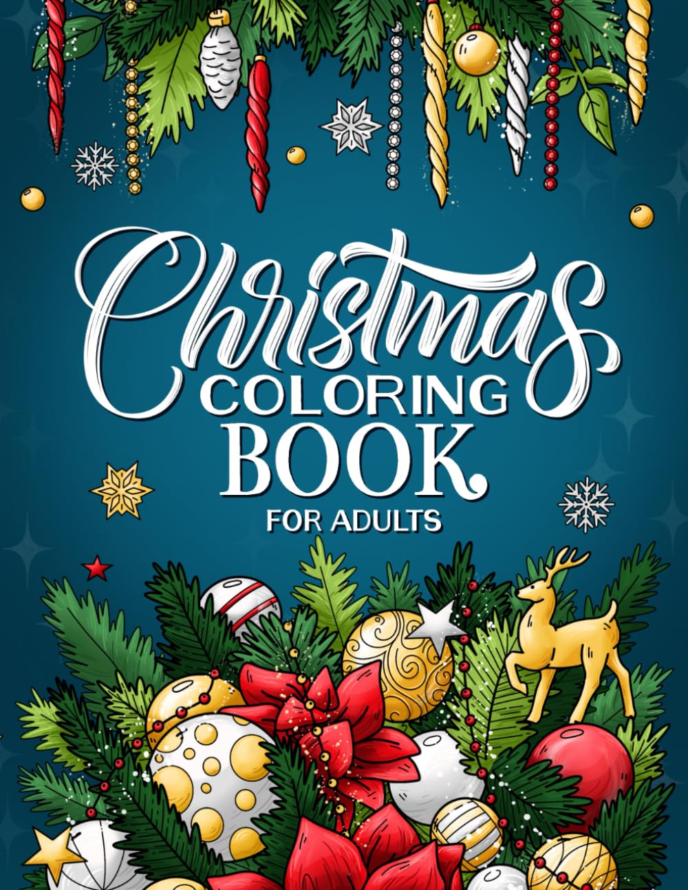 Amazon.com: Christmas Coloring Book for Adults: Whimsical Holiday ...