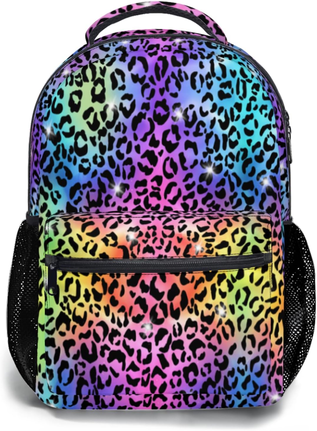 Amazon.com | Nerxy Rainbow Cheetah Backpack Neon Leopard Print ...