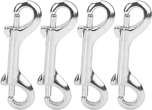 Amazon.com: FRELEAN 316 Stainless Steel Double End Snap Hook | Marine ...