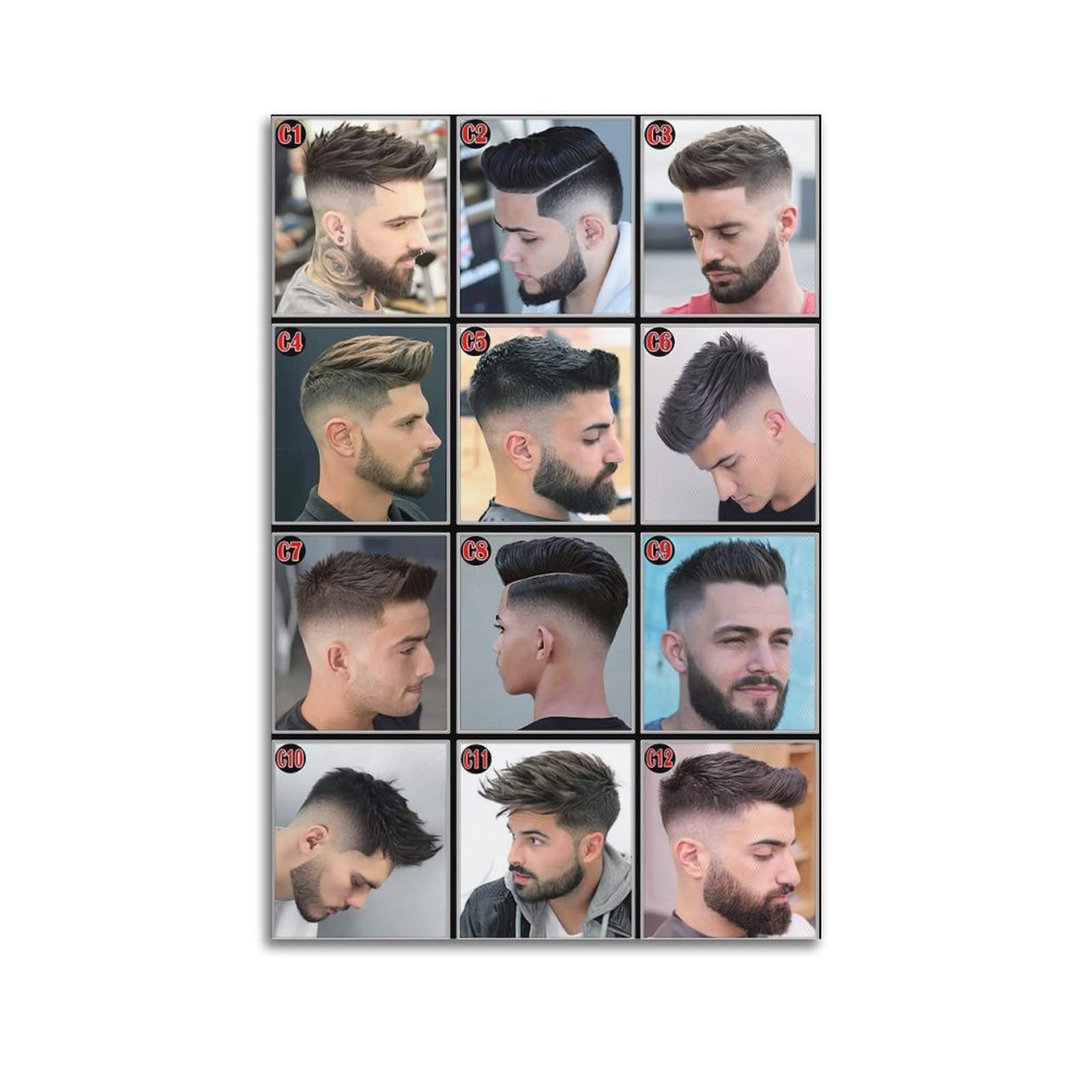 Barber Haircuts Poster Barber Flyer Vector Art, Icons, And Graphics