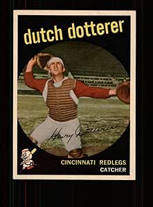 Amazon.com: 1959 Topps Baseball #288 Dutch Dotterer (Reds) STARX 7.5 ...