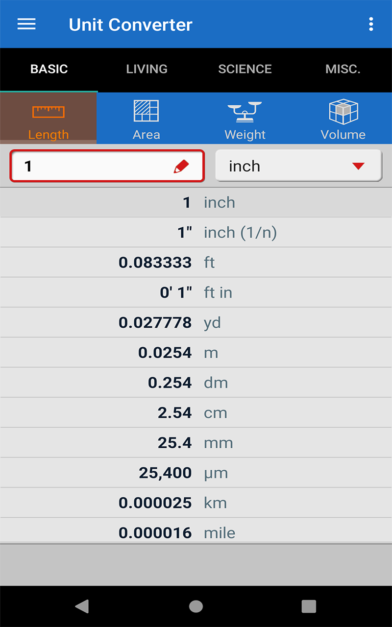 Unit Converter - App on Amazon Appstore