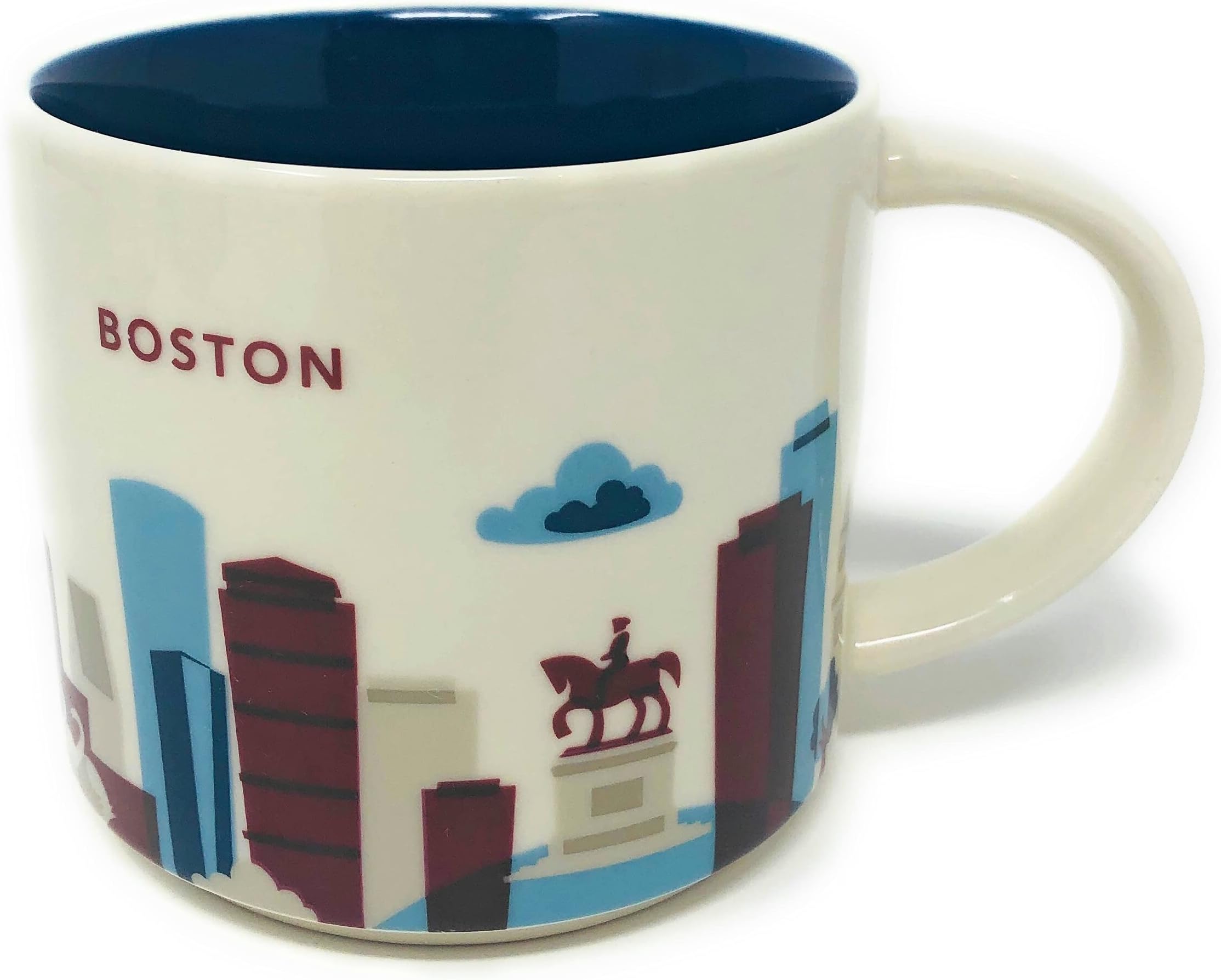 Amazon.com: Starbucks Coffee Mug, You Are Here Collection, Boston, 14 ...