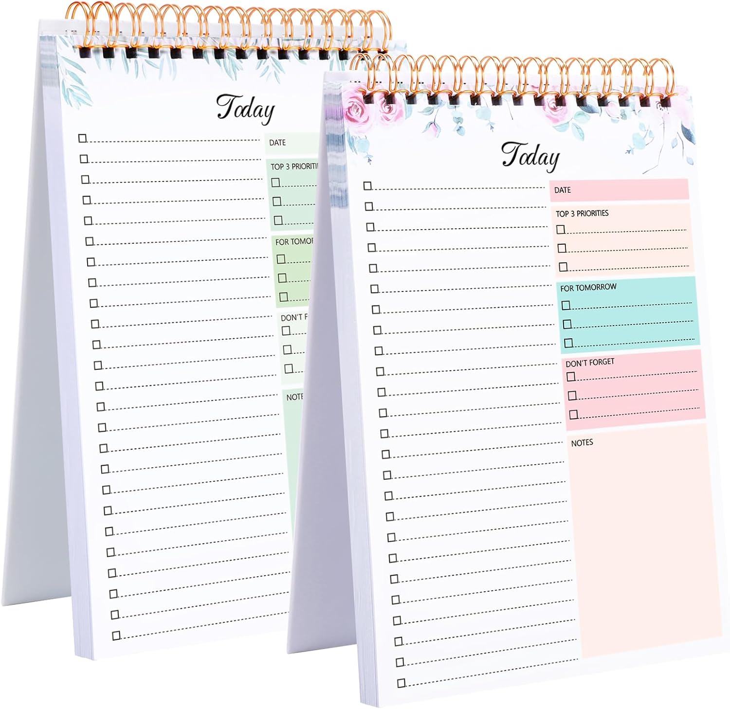 Amazon US: 2 Packs To Do List Notepad, Totally 208 Pages To Do List ...