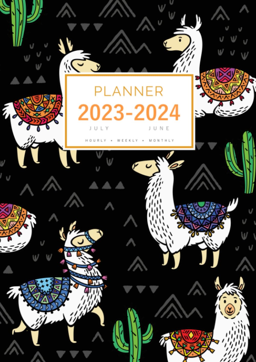 Planner July 2023-2024 June: A4 Large Notebook Organizer with Hourly ...