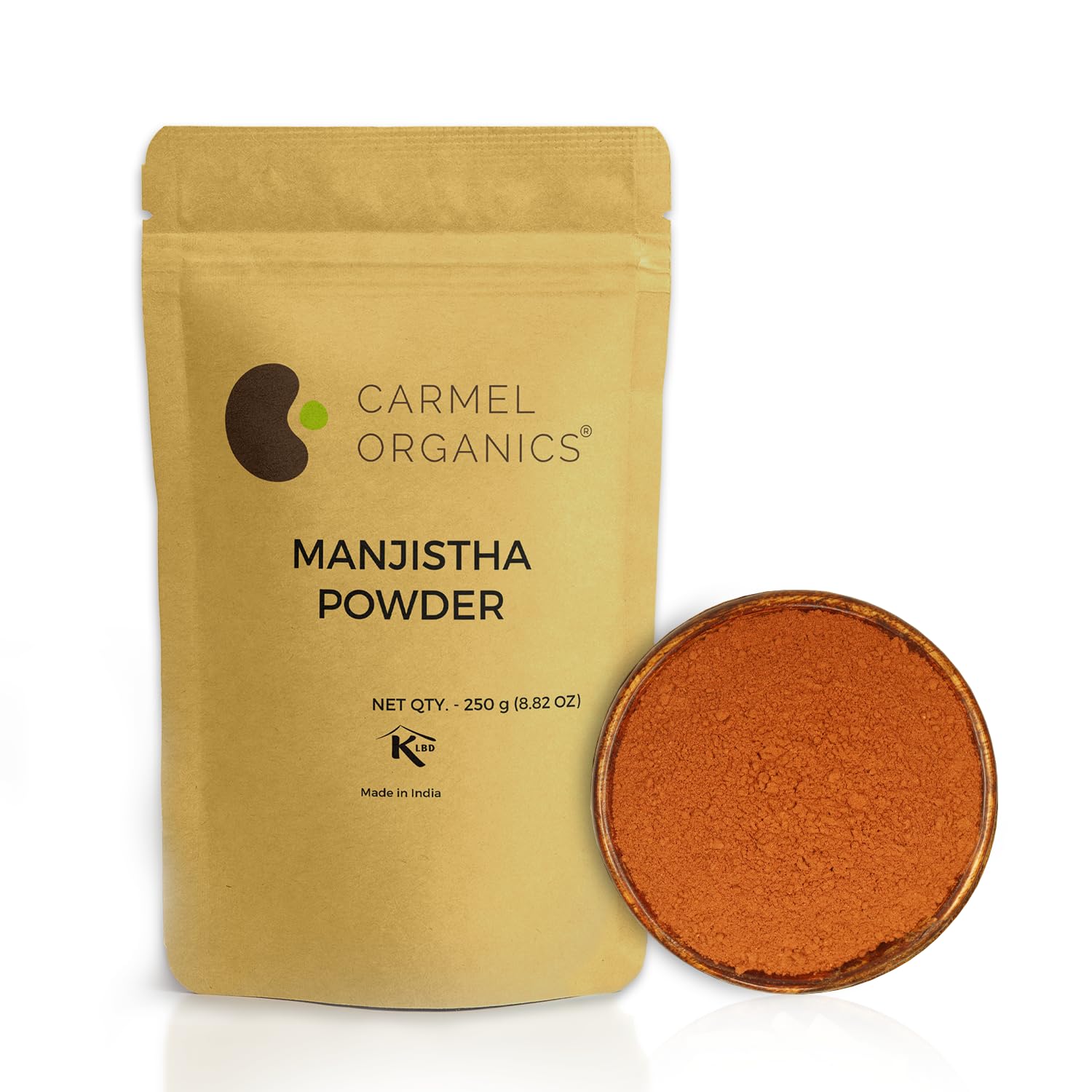 CARMEL ORGANICS Manjistha Root Powder 250 Gram, Herbal Skin Cleanser ...