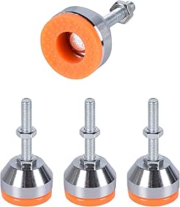 SPDYCESS 4 Pieces Adjustable Feet for Furniture, M8 x 50 mm Thread ...