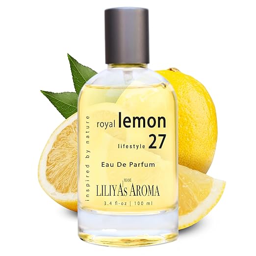 Amazon.com: Liliya's Aroma Royal Lemon 27 Eau De Parfum - Vegan & Clean ...