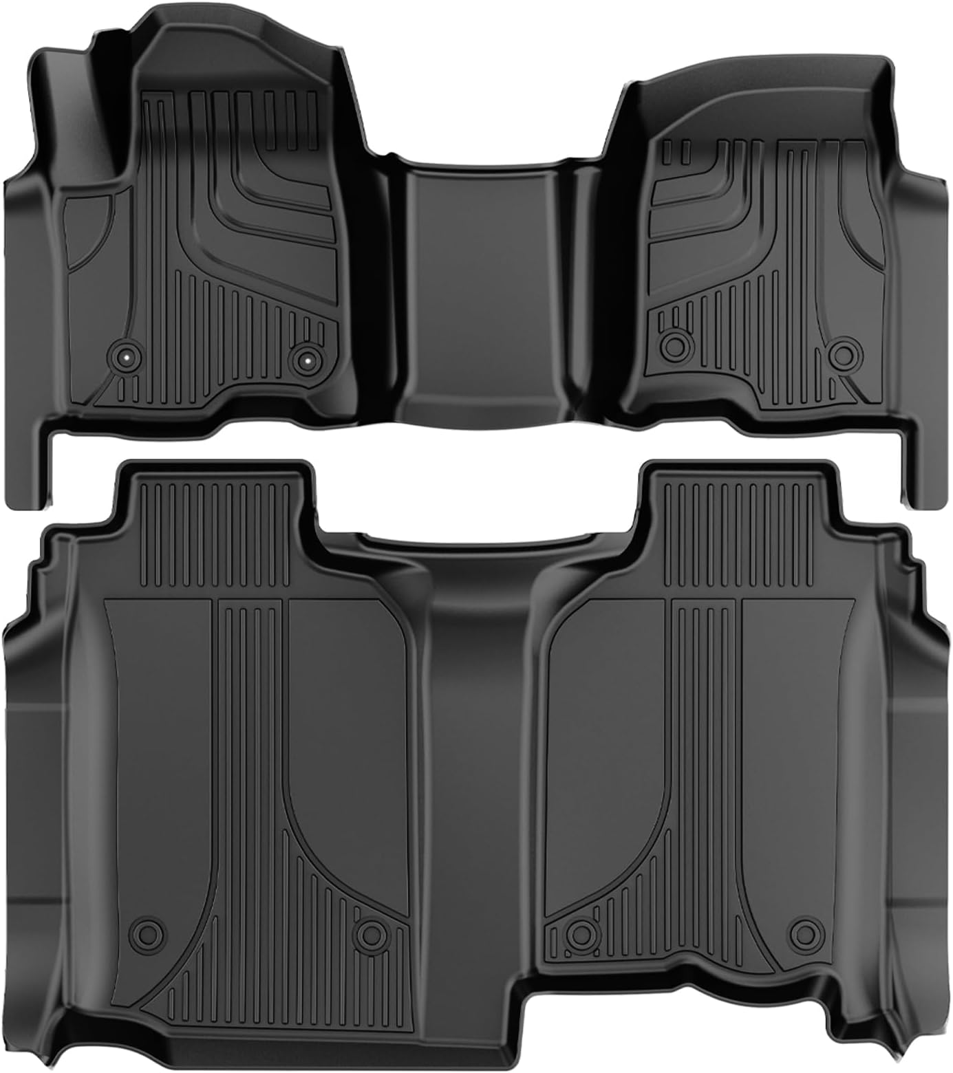 Amazon.com: Autocessking Set of 3 Floor Mats for Chevrolet Silverado ...