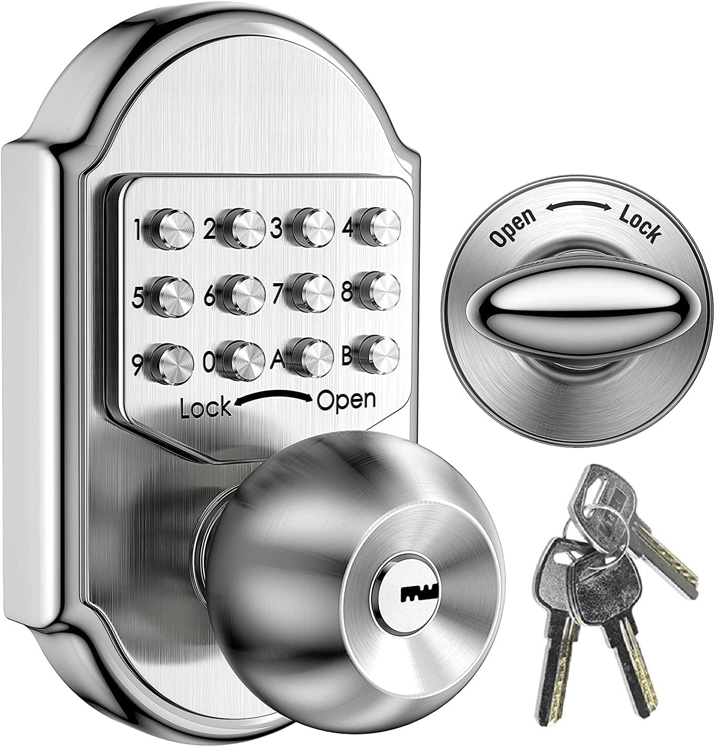 Keyless Entry Door Lock - Door Locks with Keypads, Deadbolt Lock Keypad ...