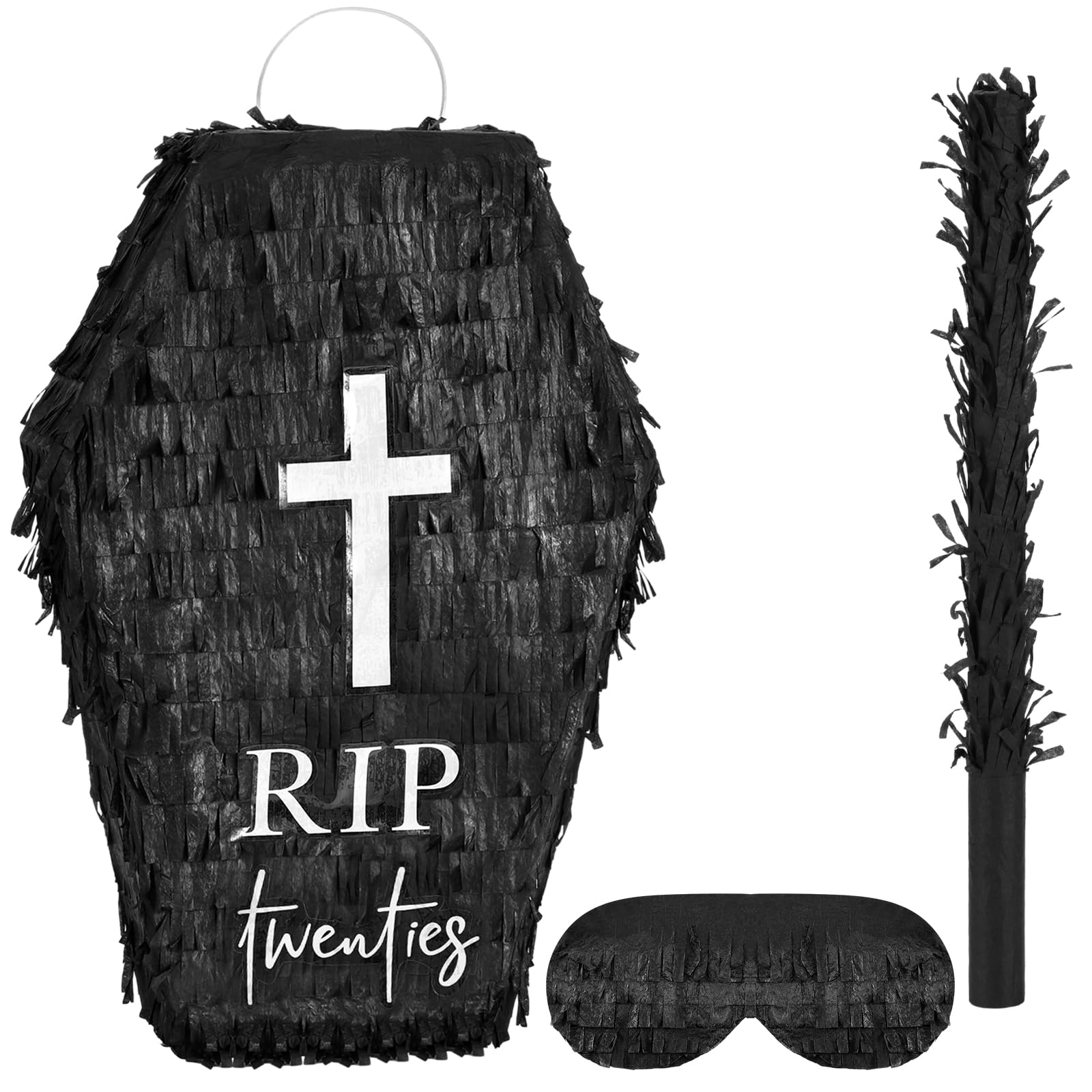 Amazon.com: VercanMonth 30th Birthday piñatas with Stick Blindfold ...